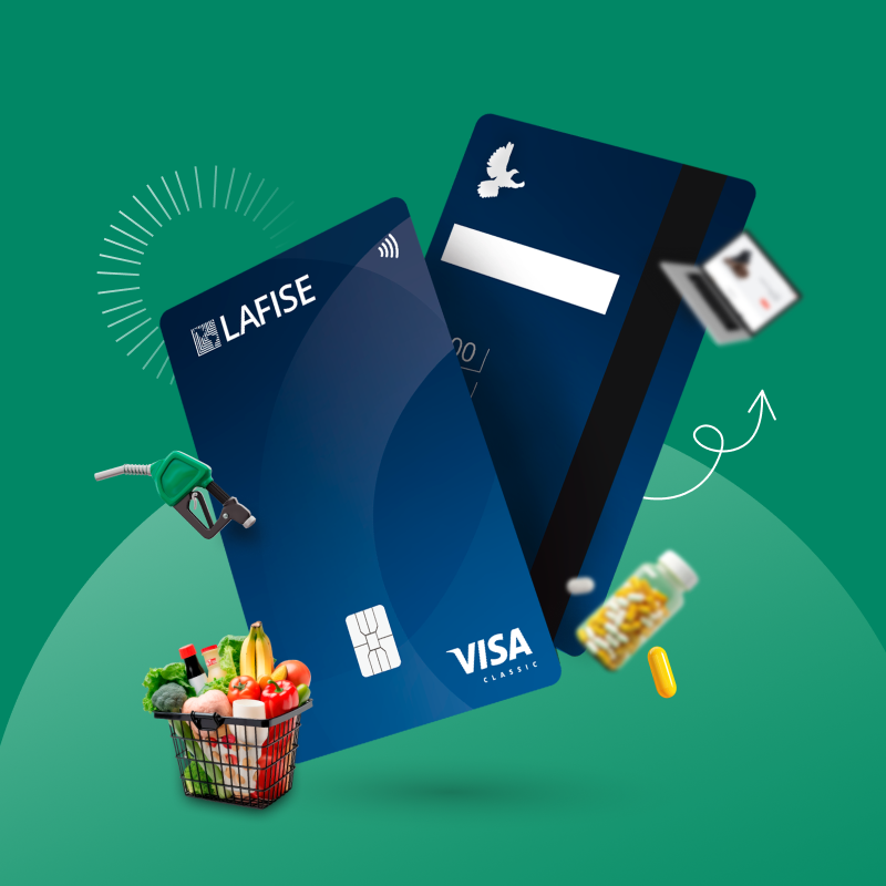 Obtén tu Tarjeta Visa Clásica- LAFISE República Dominicana